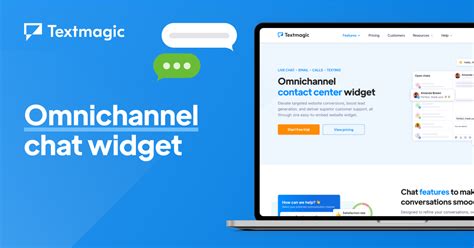 Omnichannel Chat Widget To Connect Support Convert Textmagic
