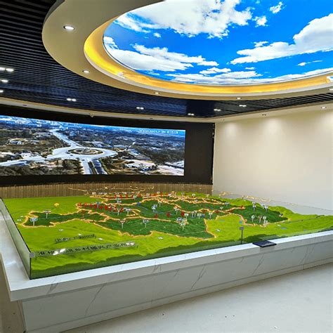 乡村振兴沙盘模型制作厂家案例 卓璟沙盘模型制作公司