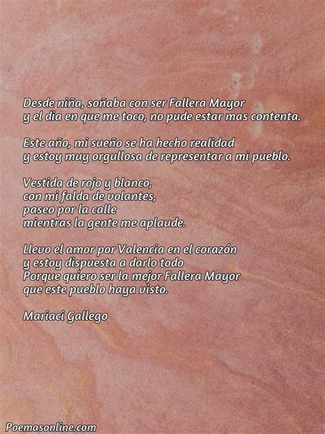 5 Mejores Poemas En Valenciano Para Falleras Mayores Poemas Online