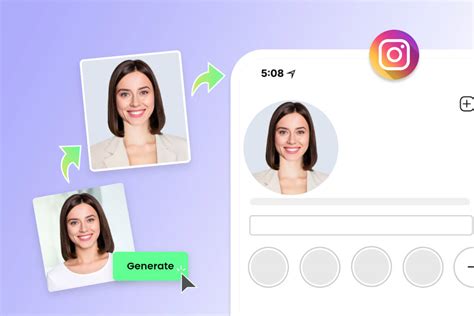 Generador de Retratos con IA Crear instantáneamente un perfil perfecto