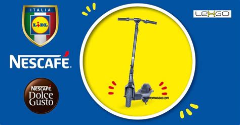 Concorso LIDL Nescafé vinci monopattini elettrici LexGo scontOmaggio