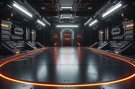 Premium Photo High Tech Space Environment