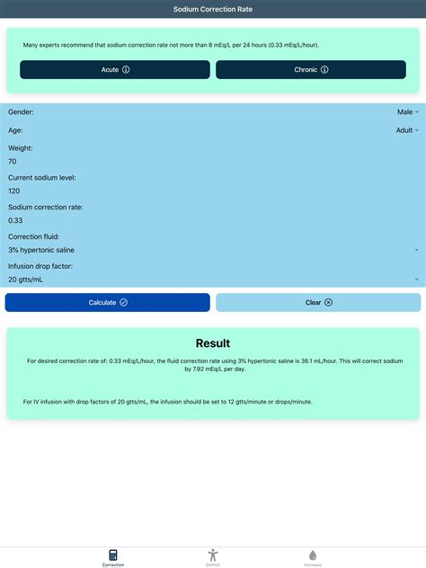 Hyponatremia Calculator Apk For Android Download