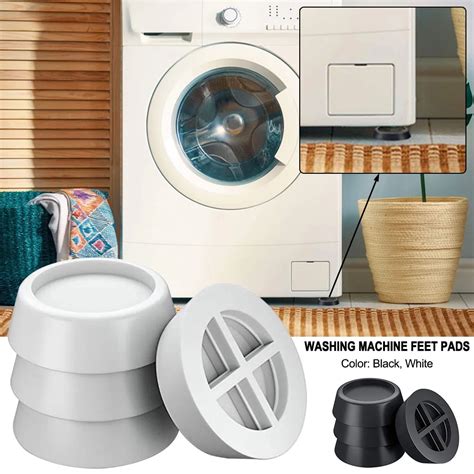 4 피스 프로텍터 진동 방지 발 패드 가구 고무 범용 건조기 음소거 충격 방지 세탁기 미끄럼 방지가구 액세서리 Aliexpress