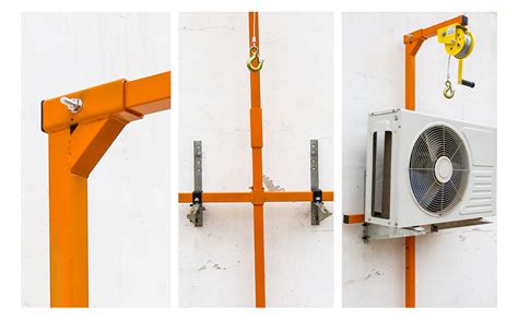Air Conditioner Crane Lifting Tool For Air Conditioner Outside Installation Yellow