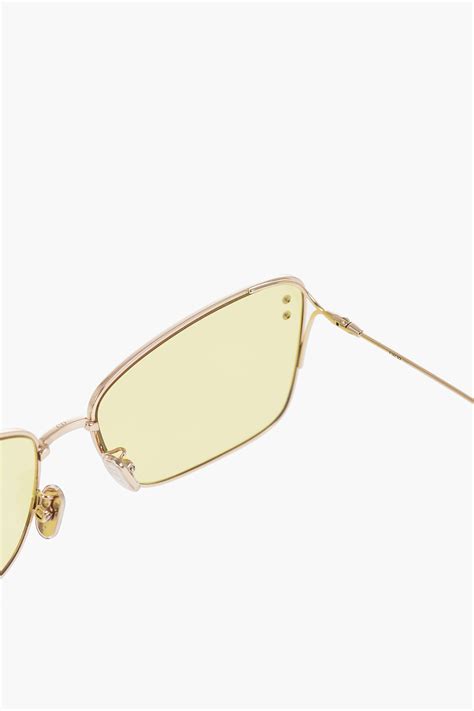 Dior Squared Missdior Sunglasses With Golden Frame Women Glamood Outlet
