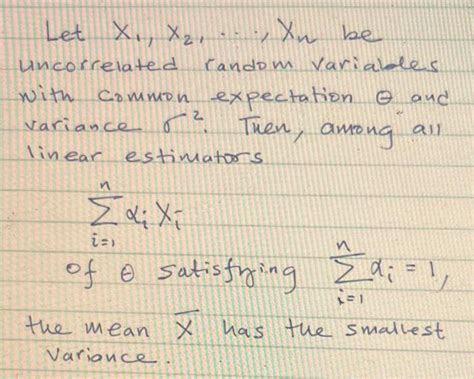 Solved Let X1x2xn Be Uncorrelated Random Variables With