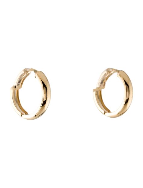 Candela 14k Polished Hoop Earrings Hoop Earrings Can20462 The