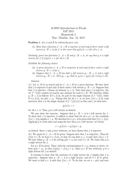 Homework 3 Sol Download Free Pdf Function Mathematics Functions And Mappings