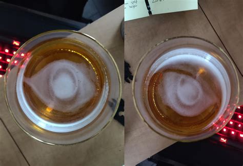 The Foam In My Beer Looks Exactly Like A Cat Eye Rmildlyinteresting