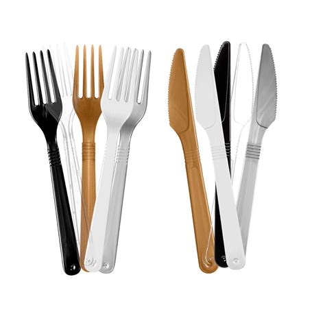 Conjunto Garfo E Faca Linha Forte 50und Strawplast Shopee Brasil