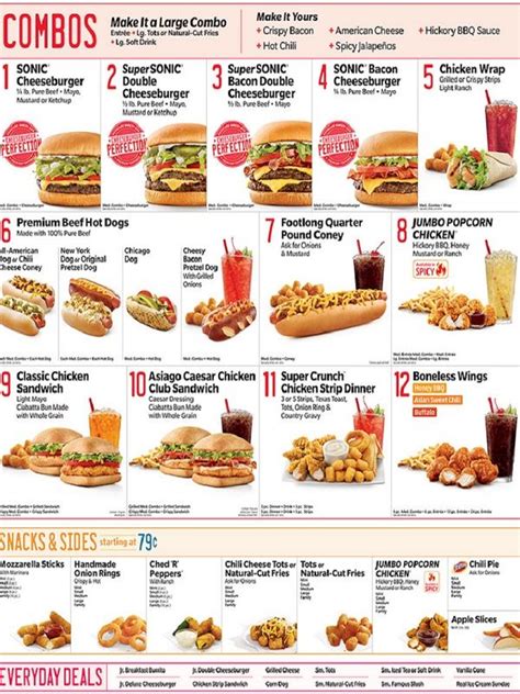 Sonic Menu Prices March 2024 Affordable Fast Food Options Best