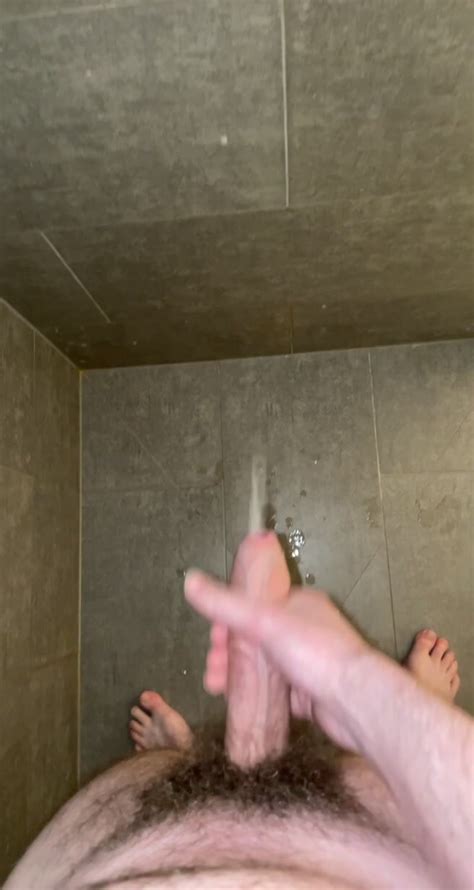 Big Cumshot In Shower