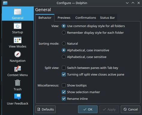 How To Set Default Dolphin View On New Window Help KDE Discuss