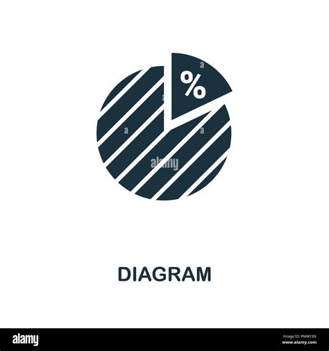 Diagram Icon Monochrome Style Design From Business Collection Ui Pixel Perfect Simple