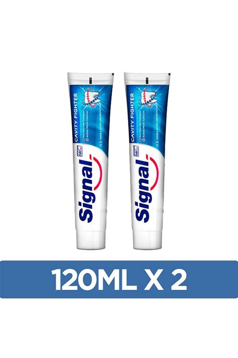 Signal Cavity Fighter Toothpaste 120ml X 2 Trendyol