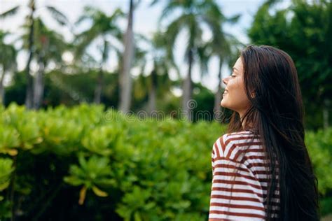 Park Woman Smile Smiling Freedom Nature Beautiful Summer T Shirt Walk
