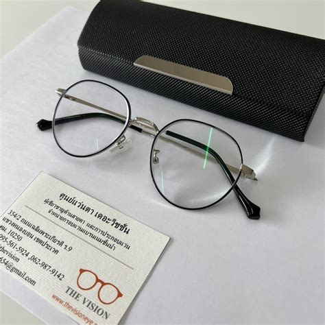 แว่นสายตายาว กรอบแว่นแฟชั่นmoji Eyewear วัสดุโลหะผสมไทเทเนี่ยม