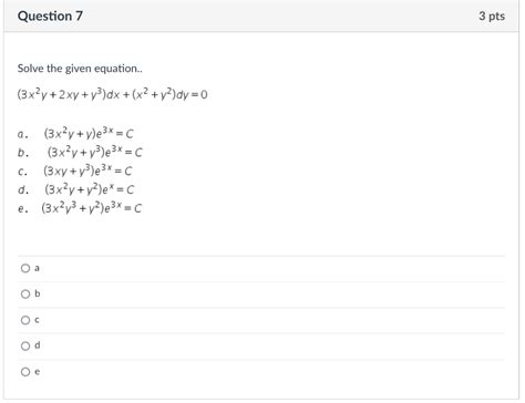 Solved Solve The Given Equation Chegg
