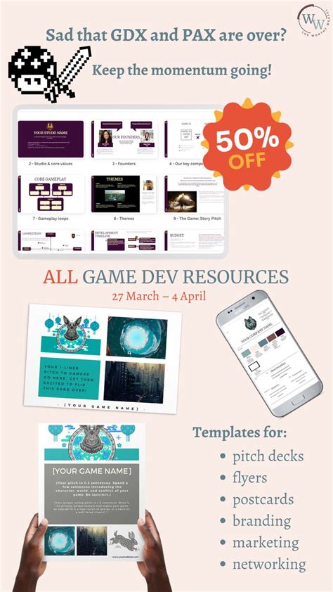 Game Dev Resources Sale Post Gdc And Pax Indie Game Dev Pitching