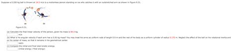 Solved A Calculate The Final Linear Velocity Of The Chegg