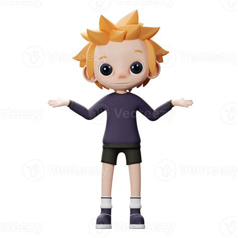 3d Confuse Male Icon 23492677 Png