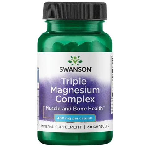 Triple Magnesium Complex | Swanson | Muscle And Bone Health