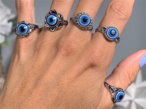 Evil Eye Ring All Seeing Eye Ring Protection Ring Evil Eye Jewelry