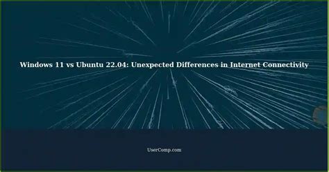 Differing Behaviors Of Identically Configured Windows 11 And Ubuntu 22