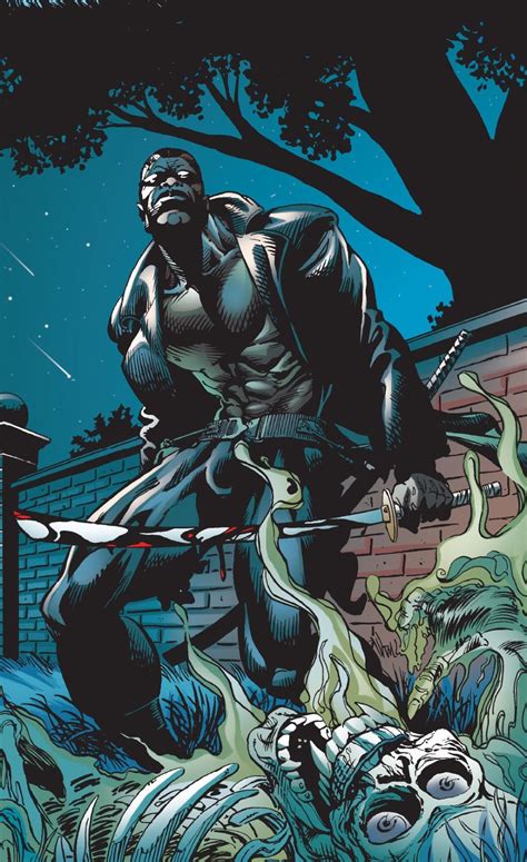 Shirtless Men In Comics — Shirtless Blade By Bart Sears