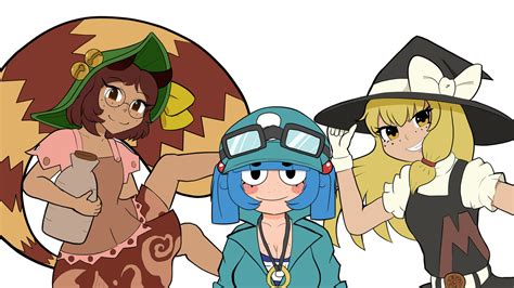 Touhou Girls By Taishirain On Newgrounds
