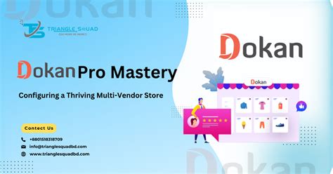 Triangle Squad On Linkedin How To Configure Dokan Pro Multi Vendor Plugin For Woocommerce