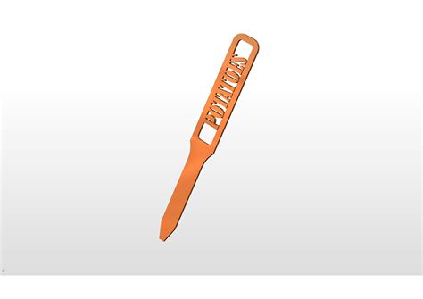 STL File Potatoes Garden Stakes Garden Markers D Print File Stl Files Crop Marker