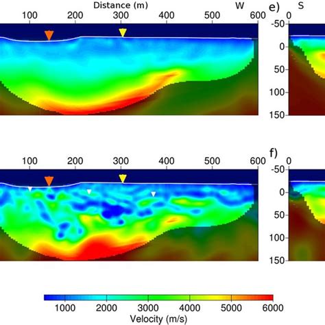 final fwi p wave velocity model overlaid with post stack timemigrated