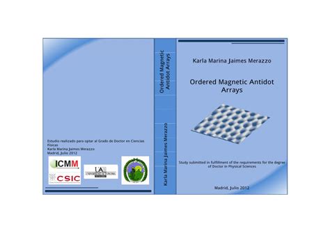 Pdf Ordered Magnetic Antidot Arrays