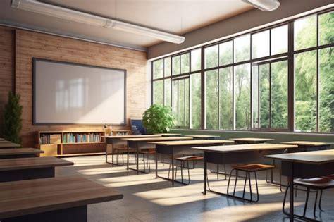 Premium Ai Image Inside The School Classroom Step Into A World Of