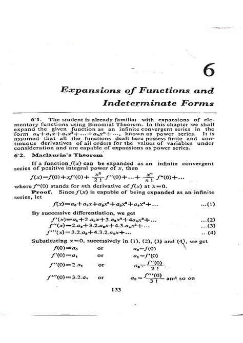 Expansions Of Functions And Indeterminate Forms Mathematics Studocu Expansions Of Functions And Indeterminate Forms Mathematics Studocu