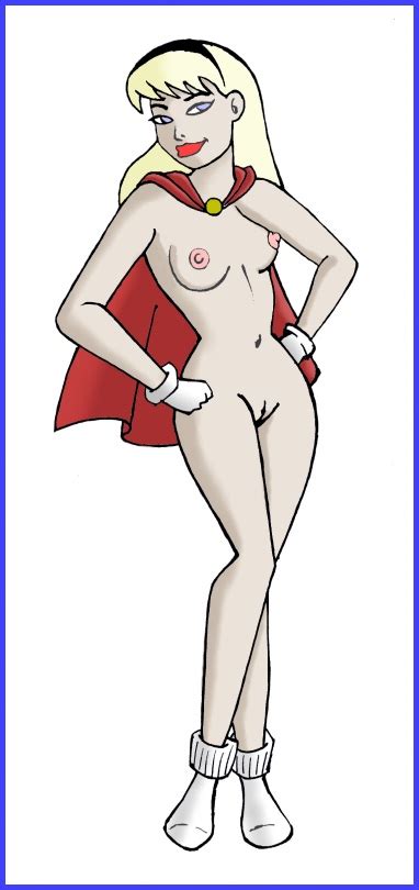 Rule 34 Blonde Hair Blue Eyes Breasts Cape Dc Dc Comics Dcau Female
