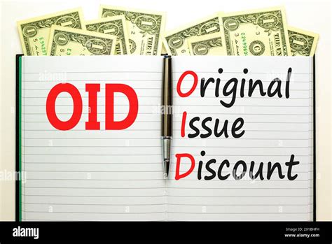 Oid Original Issue Discount Symbol Concept Words Oid Original Issue