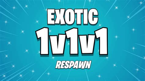 1v1v1 Exotics FFA PVP 1v2 2v1 1v1v1 7741 2364 1383 Par Poserfn Fortnite