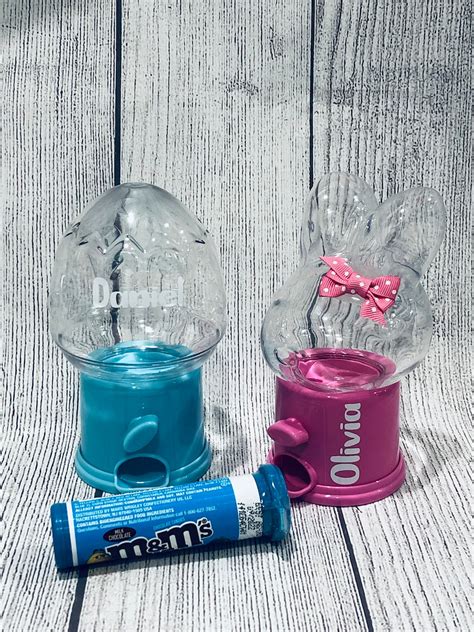 Easter Bunny Candy Dispenser Easter Egg Candy Dispenser Personalized