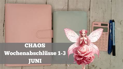 Budget Planung Wochenabschluss Wochen 1 3 JUNI YouTube