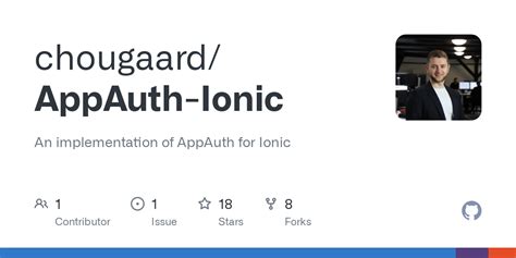 Github Chougaardappauth Ionic An Implementation Of Appauth For Ionic