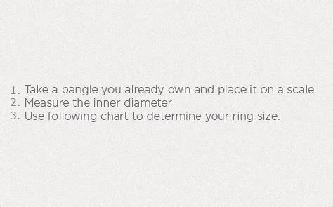 Bangle Size Chart Bangle Size Guide Malabar Gold Diamonds USA