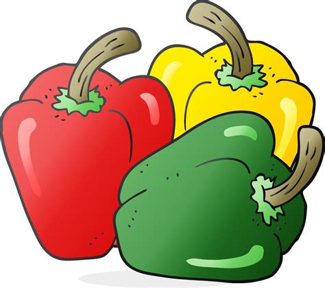 Freehand Drawn Cartoon Peppers 11856795 Vector Art At Vecteezy