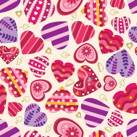 Seamless Love Pattern Stock Vector Image By ©hiro Hideki 16792693