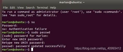 Ubuntu虚拟机安装完后配置root密码pd虚拟机ubuntu默认密码 Csdn博客