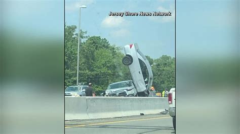 Ne02m Garden State Pkwy Crash Nbc Youtube