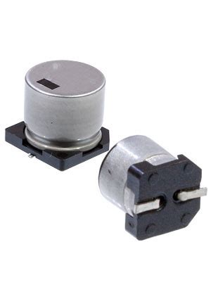 EEVFK2A221M, SMD электролитический конденсатор, Radial Can - SMD, 220 ...