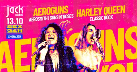 Sexta Jack Aeroguns Aerosmith Guns N Roses Harley Queen